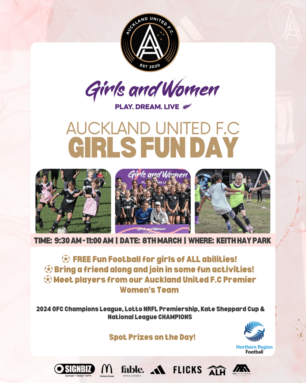 Auckland United FC Girls Fun Day — Auckland United F.C.