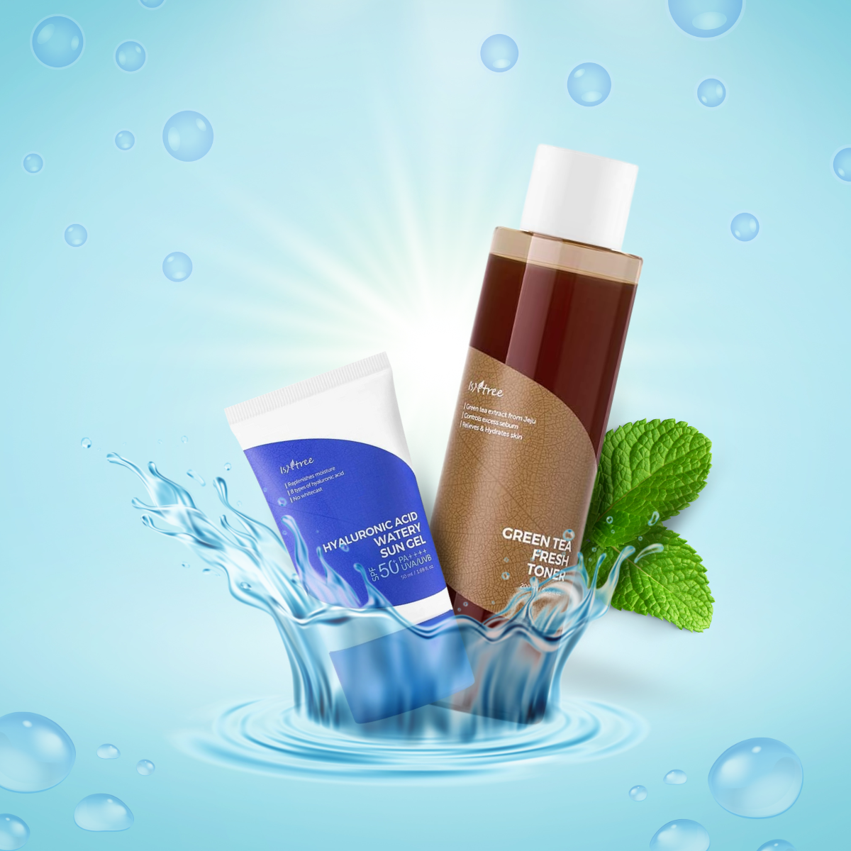 ISNTREE’s Best-Selling Sun Screen & Toner, Now Available On OosTush ...