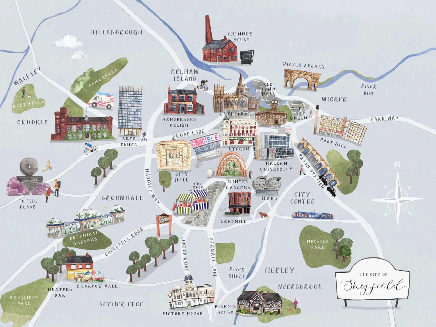 Illustrated Maps — Helen Wallace