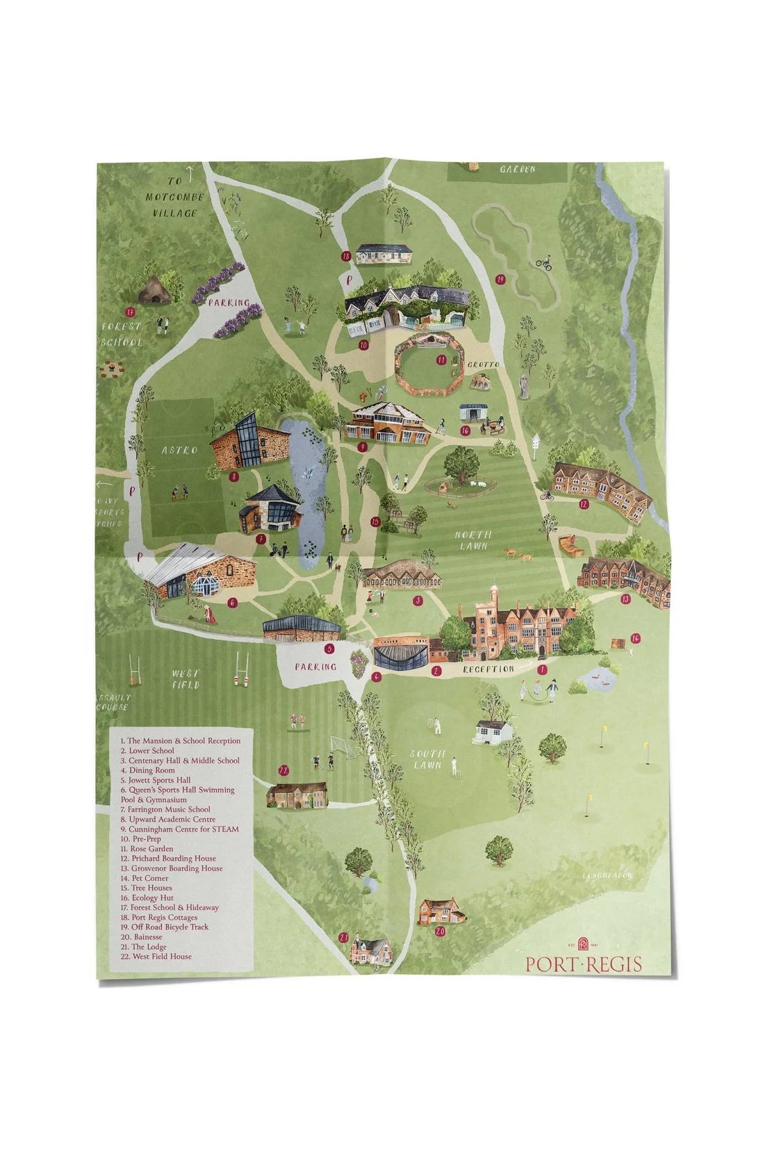 Port Regis School maps — Helen Wallace