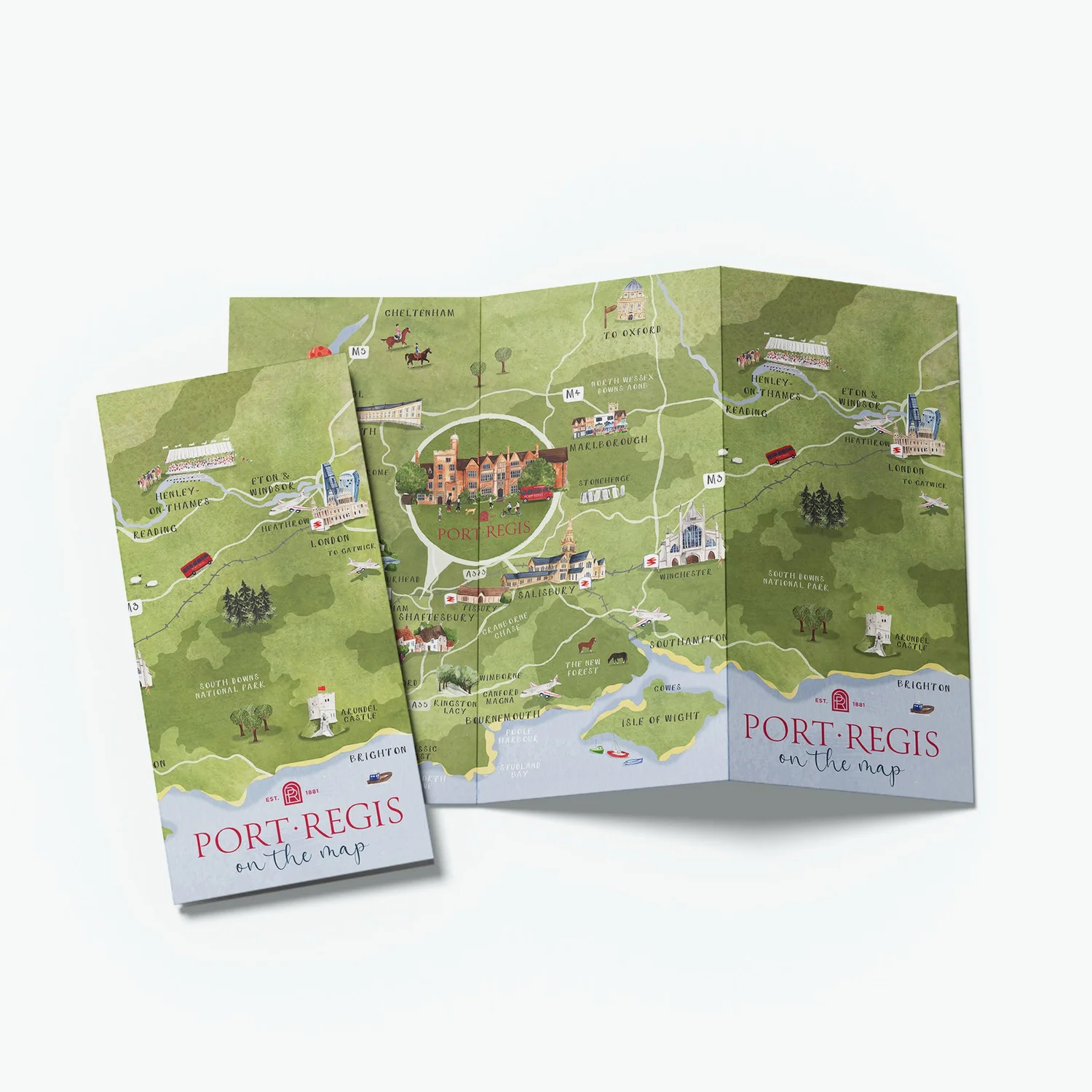 Port Regis School maps — Helen Wallace
