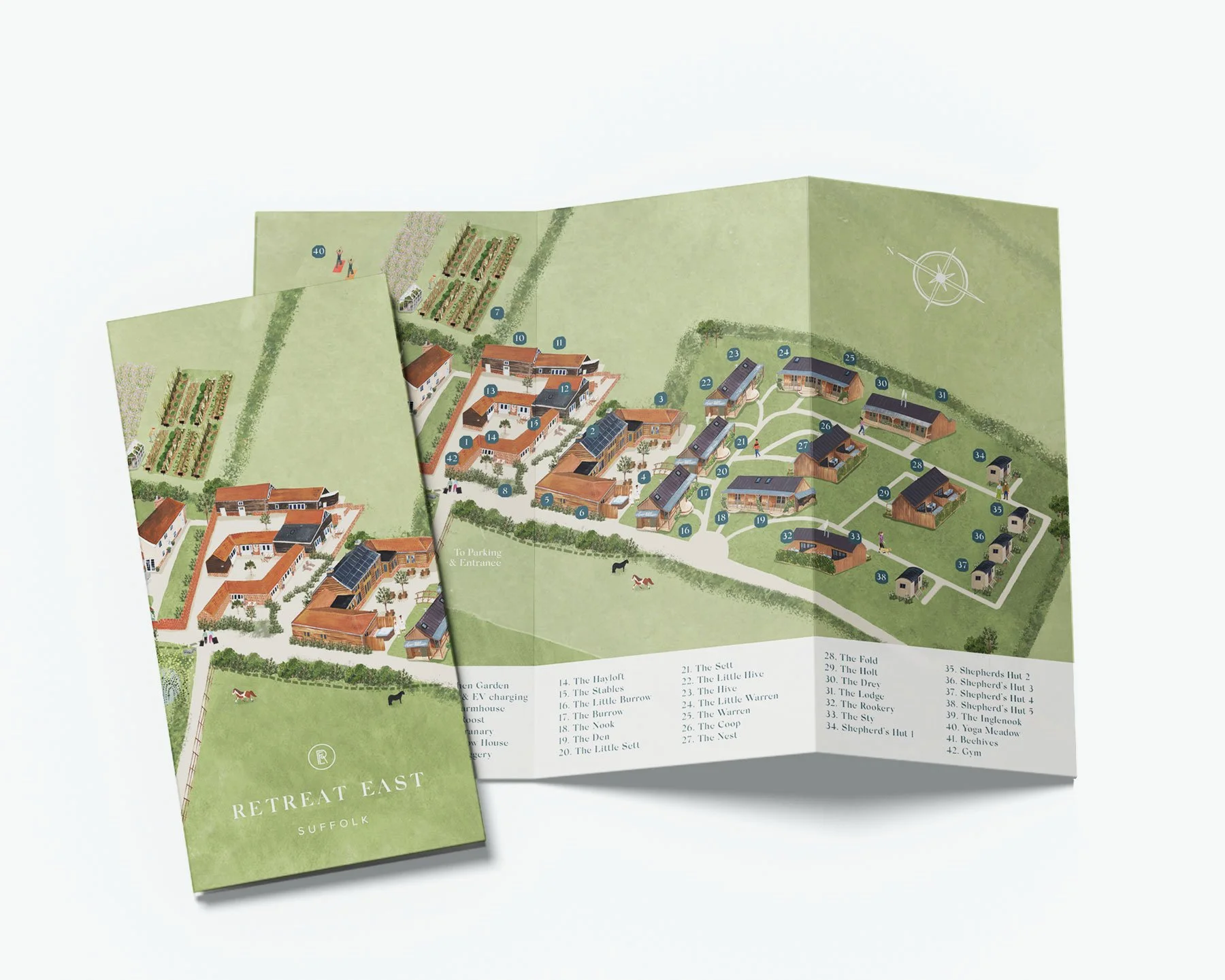 Retreat East Site Map — Helen Wallace
