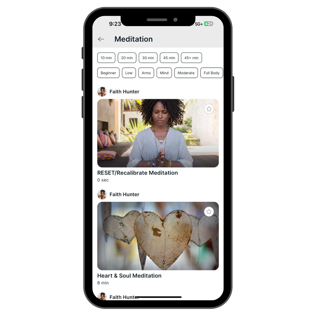 Spiritually Fly Wellness Membership / App — Faith Hunter