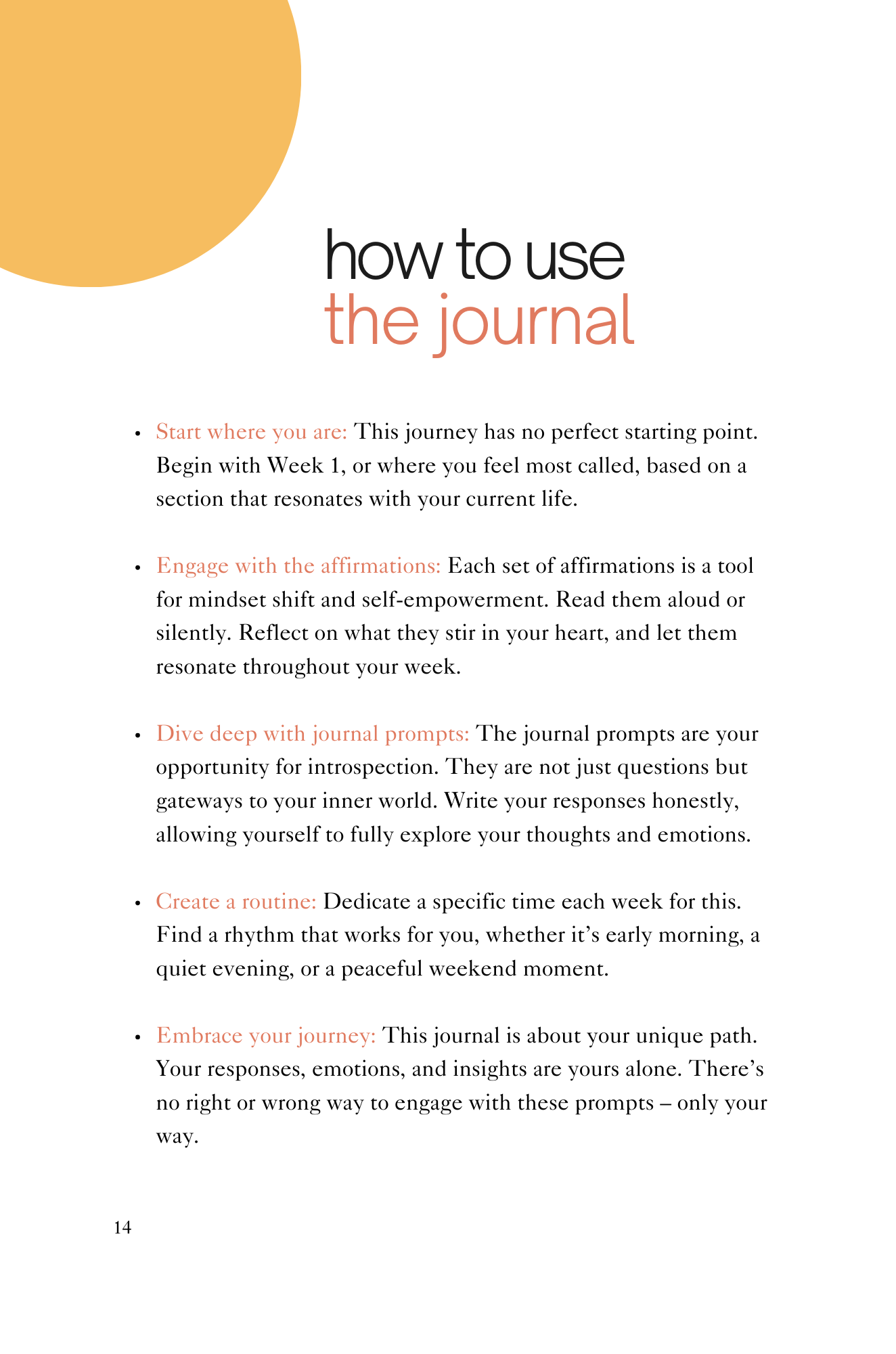 The Return to You: A 52-Week Journal Infused with Mindful Reflections ...