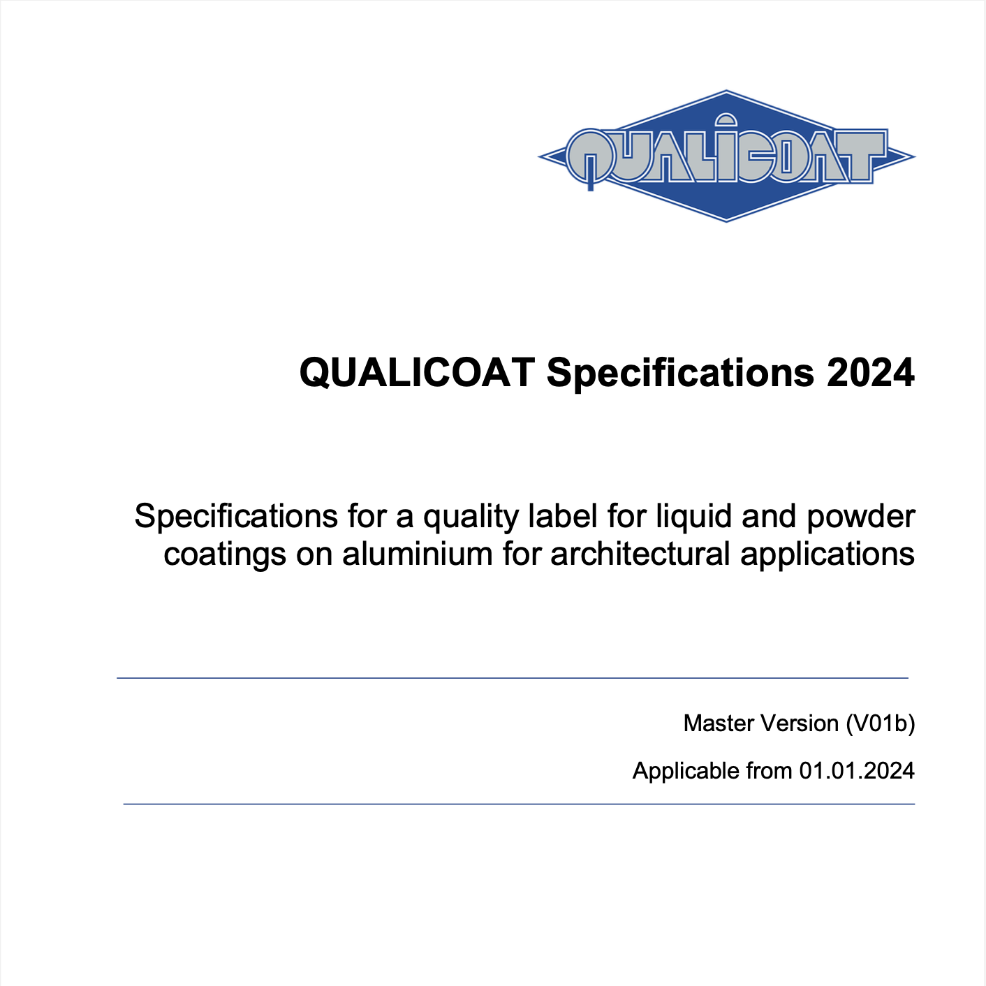 Documents & Services — QUALICOAT UK & Ireland