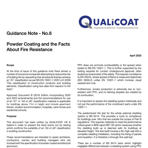 Documents & Services — QUALICOAT UK & Ireland