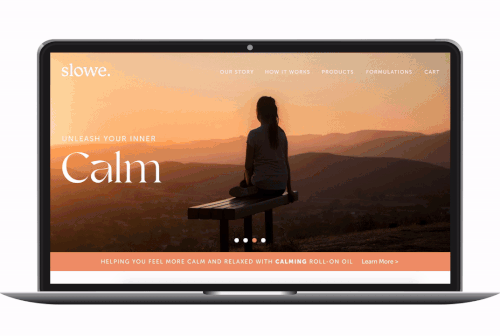 Branding and Landing Page design for Slowe — Charlotte Fosdike