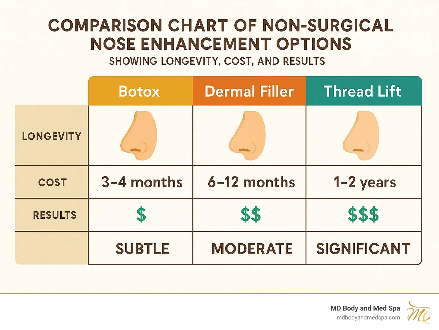 Botox for Nose Slimming: Units Guide | MD Body & Med Spa — MD Body ...