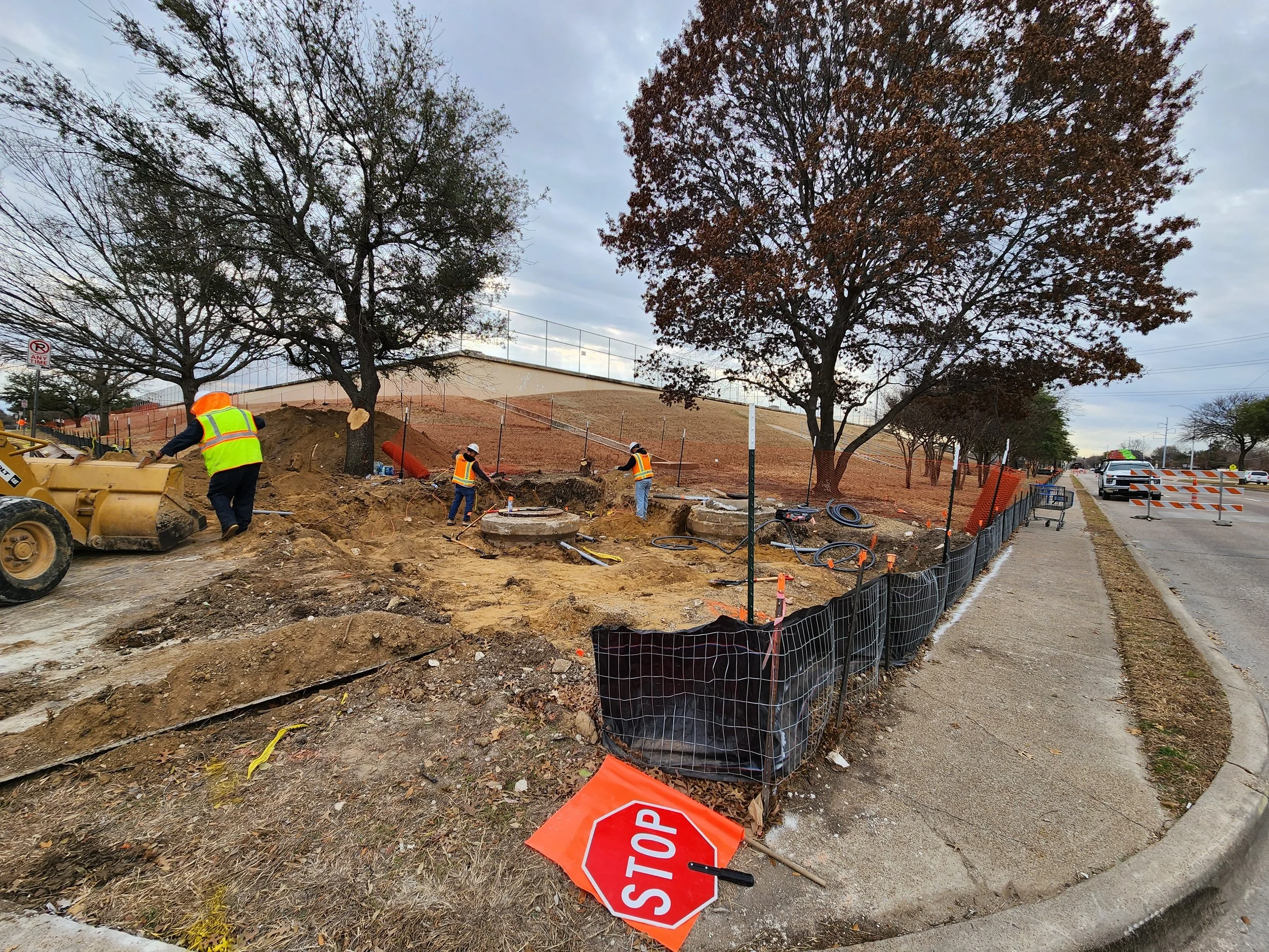 Construction Activity at Showbend Lane and Jim Miller Road — Jim Miller ...
