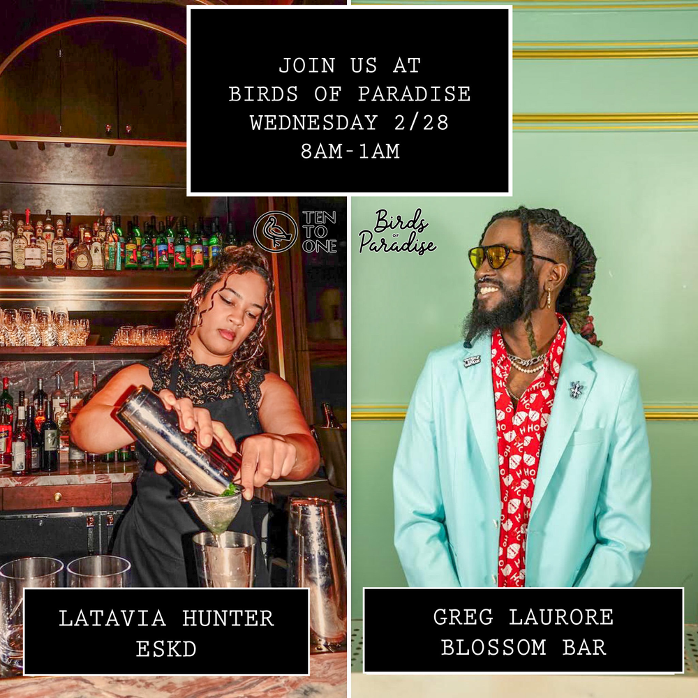Cocktails — Birds of Paradise Bar