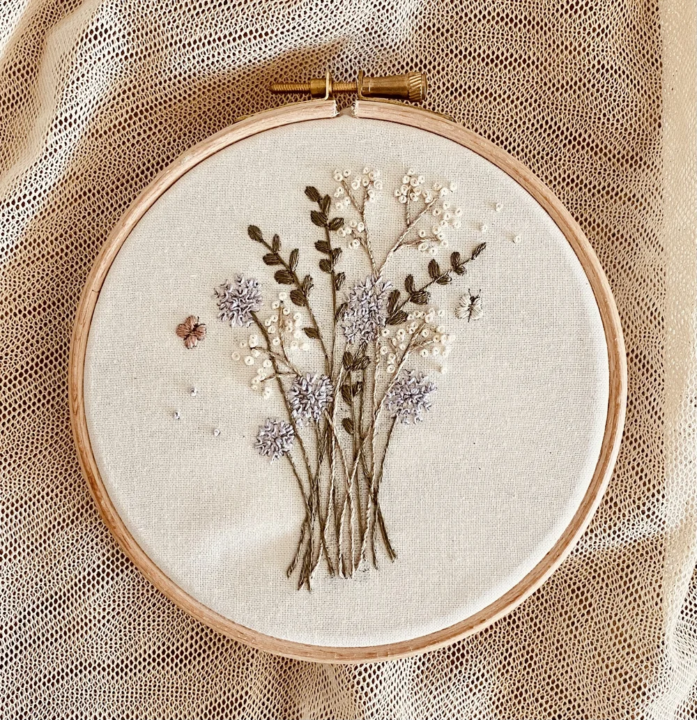 Stitch Garden Sampler, Easy Embroidery Kit for Beginners — Julias Broderie