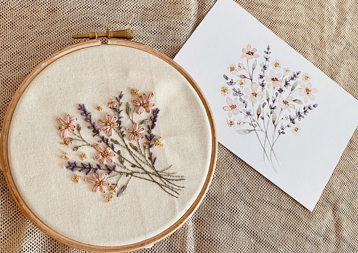 Stitch Garden Sampler, Easy Embroidery Kit for Beginners — Julias Broderie