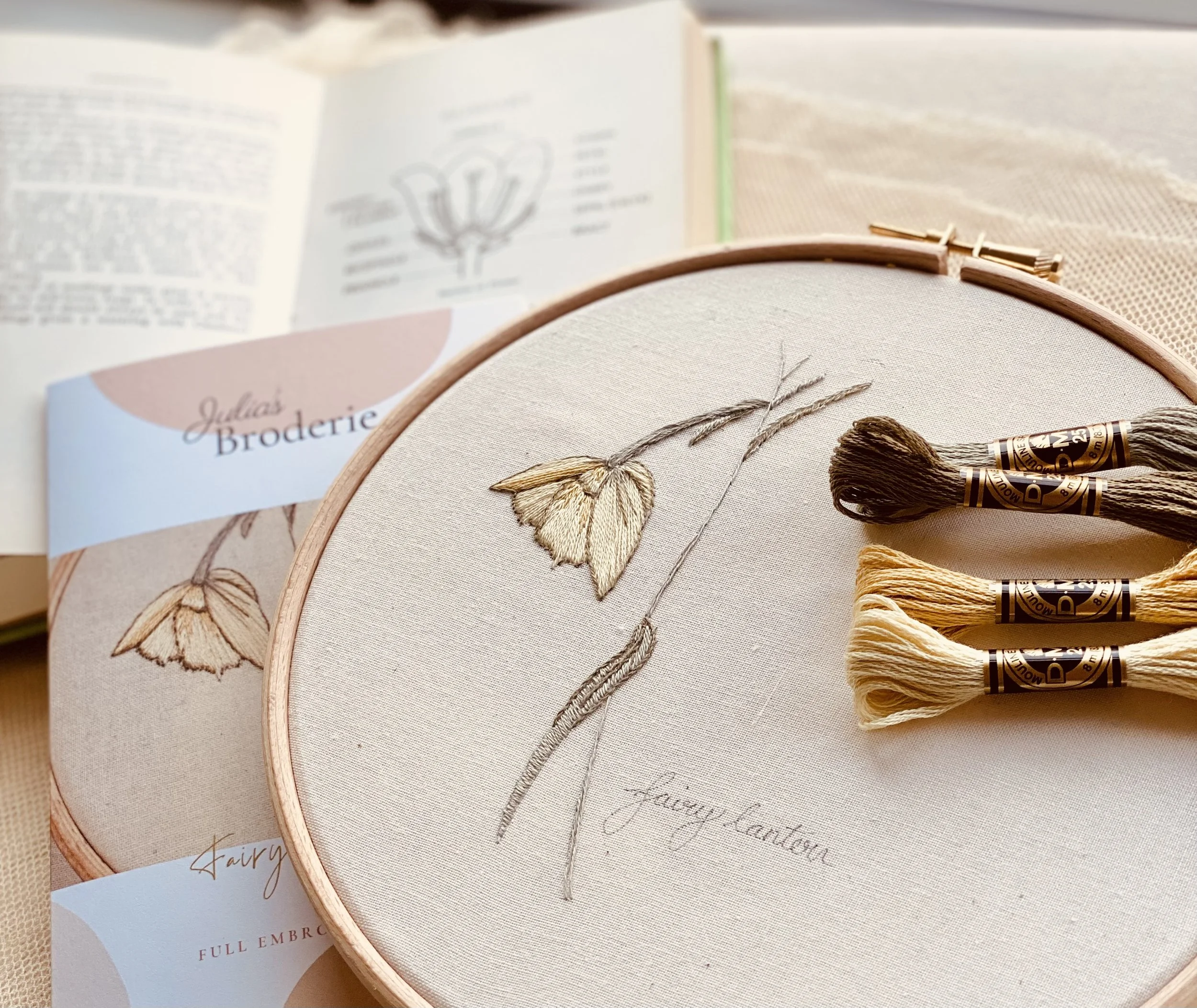 Beginner Embroidery kit — Julias Broderie