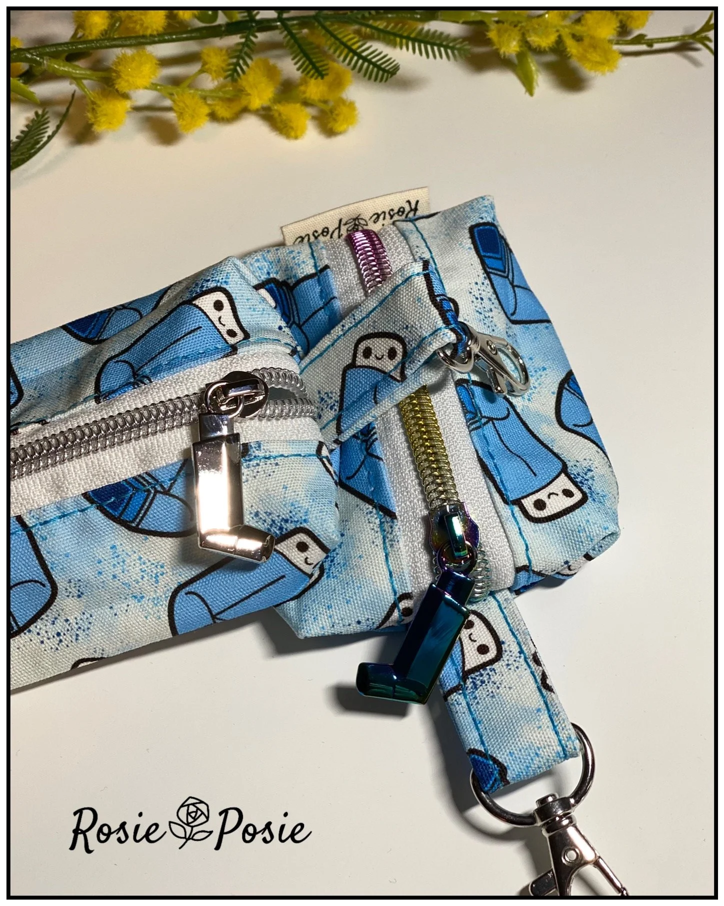 Asthma Inhaler Pouch, Puffer Pouch, Ventolin Pouch, Medication Storage ...