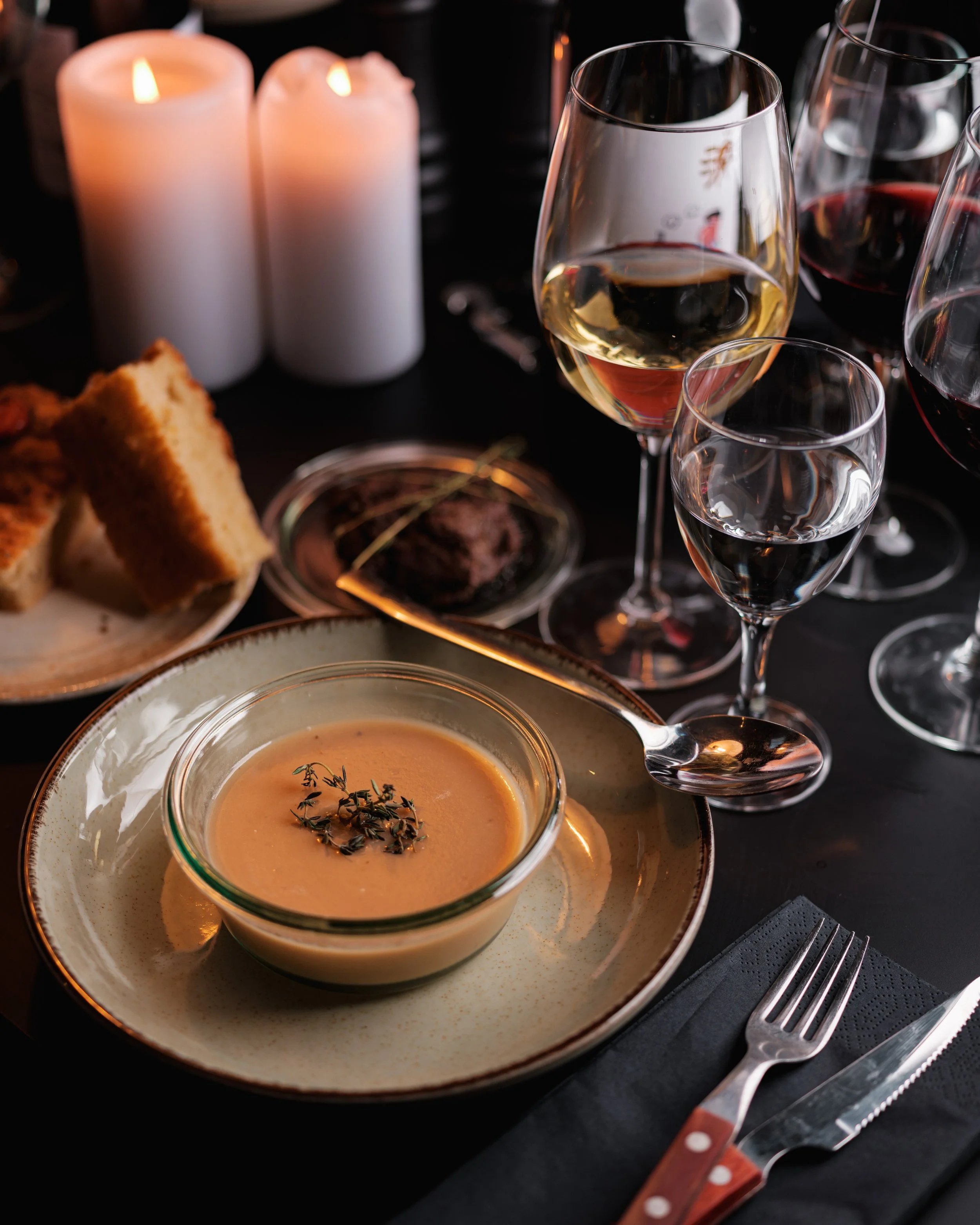Catering för middag med vänner till stora sällskap — Le Bon Plat