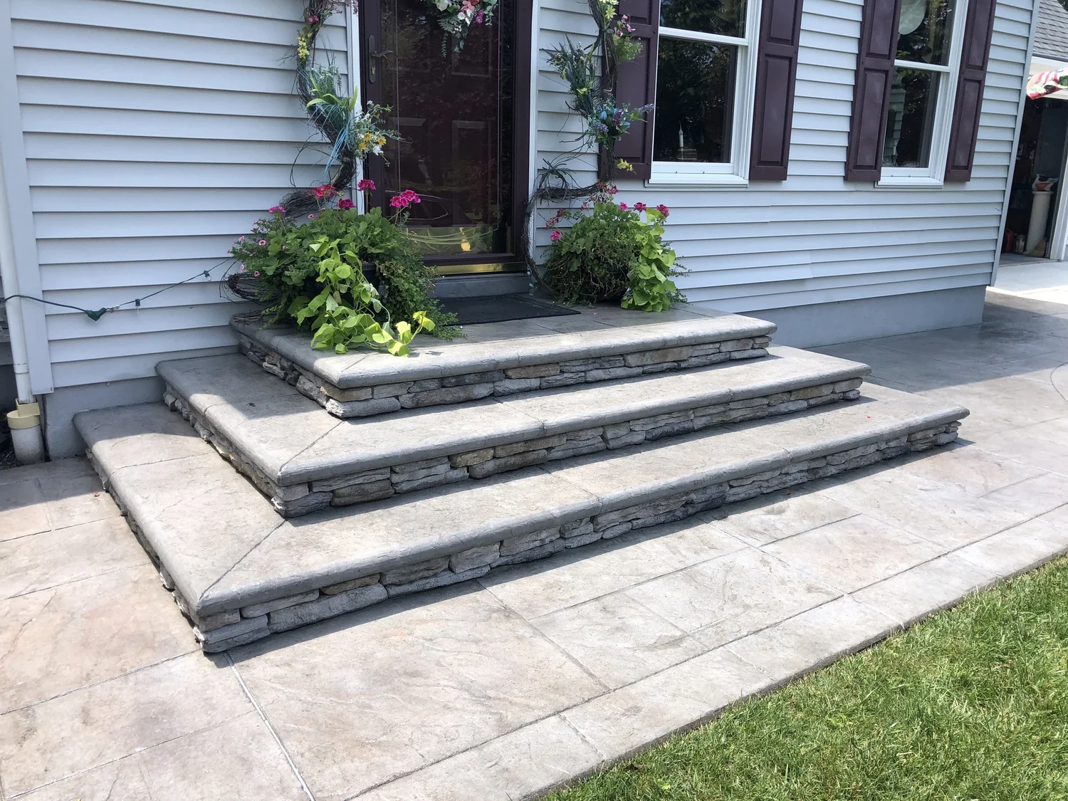 Decorative Steps Photo Gallery — patrickbreenstampedconcrete