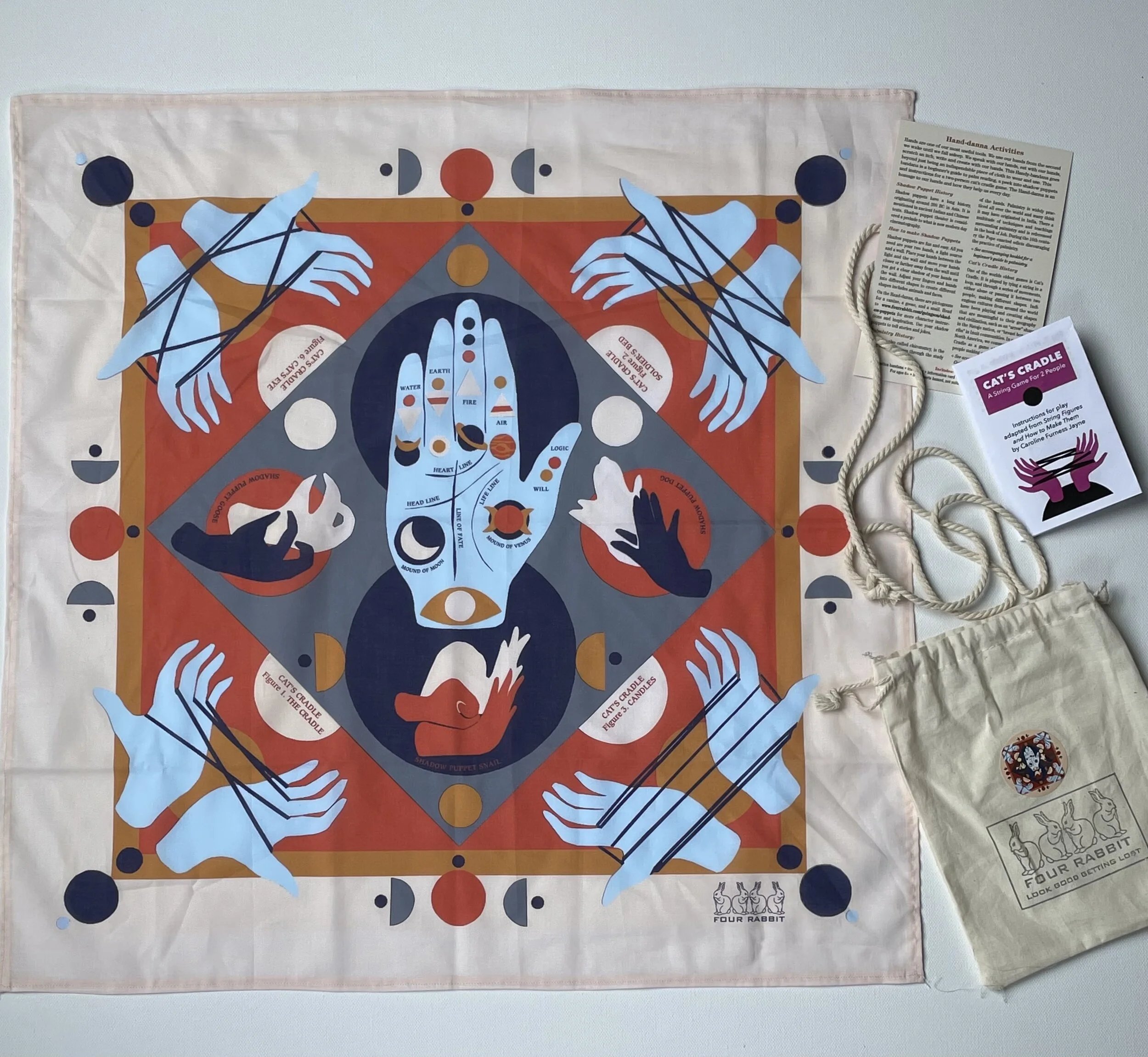 Bandana Board Game — Hand-Danna — FOUR RABBIT