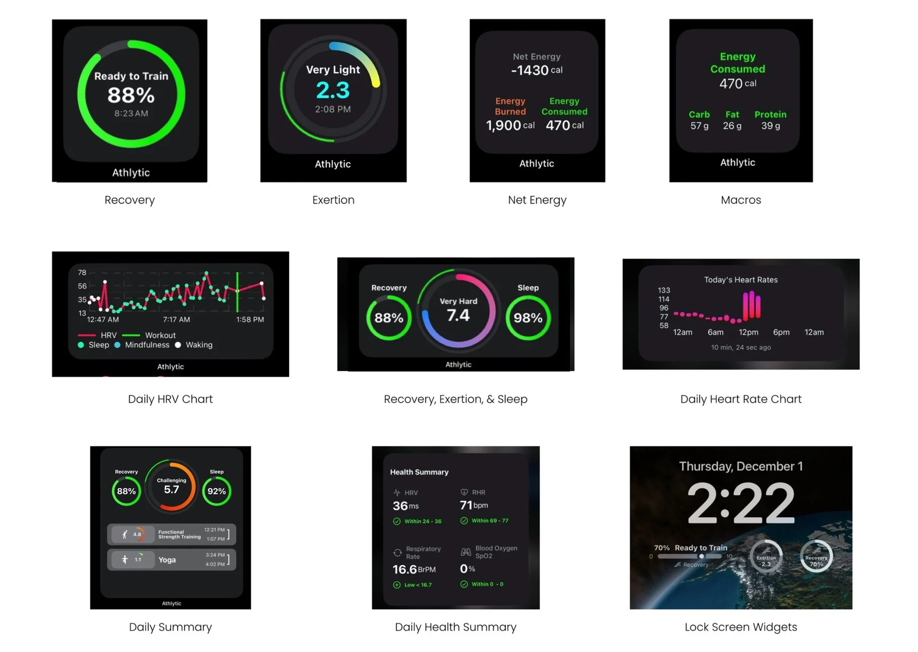 Widgets — Athlytic