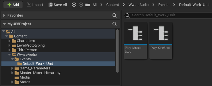 Wwise Events in Unreal Engine 5 (Post Event) - Game Audio Basics — Above Noise Studios