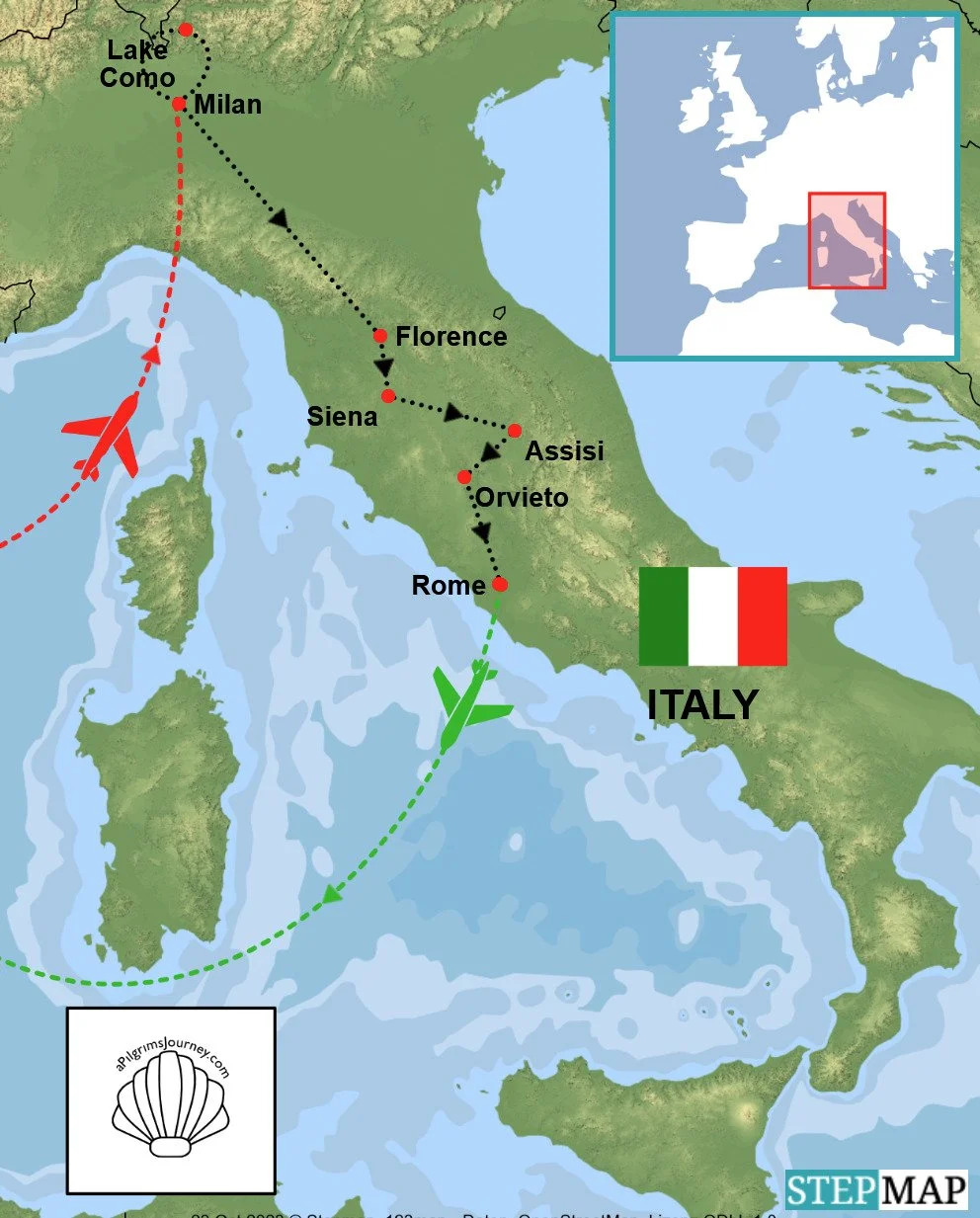 JUBILEE PILGRIMAGE- INCLUDING LAKE COMO — A PILGRIM’S JOURNEY