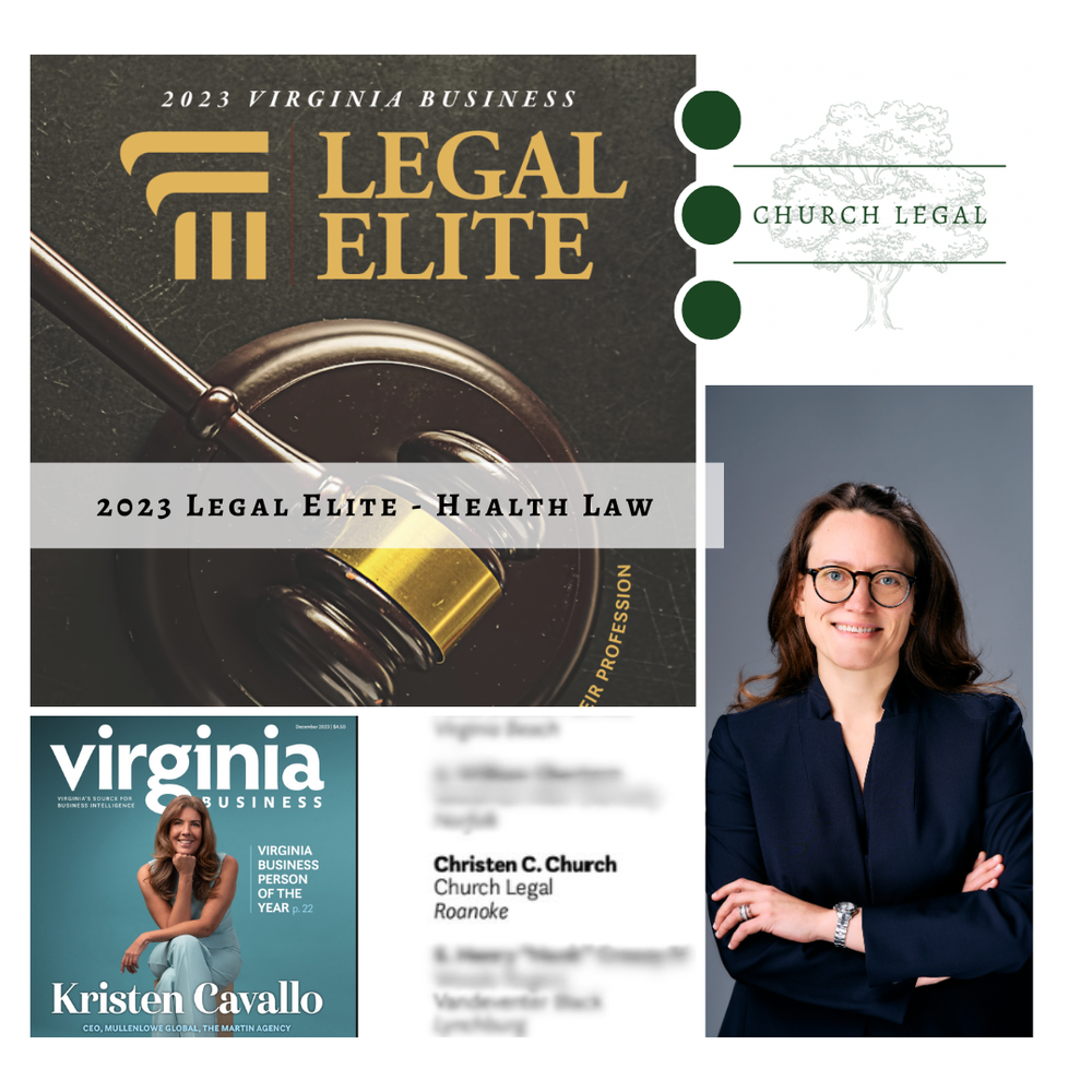 Virginia Business - Legal Elite Health Law — Church Legal