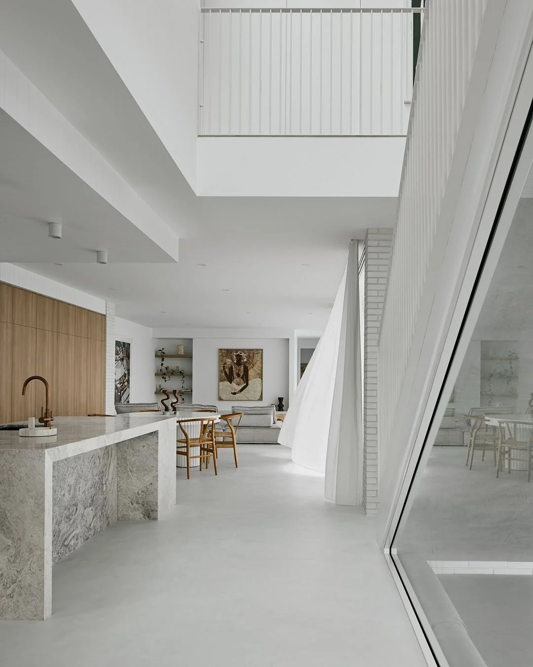 Interior Design Inspiration: Microcement Kitchen Flooring — Seamless ...