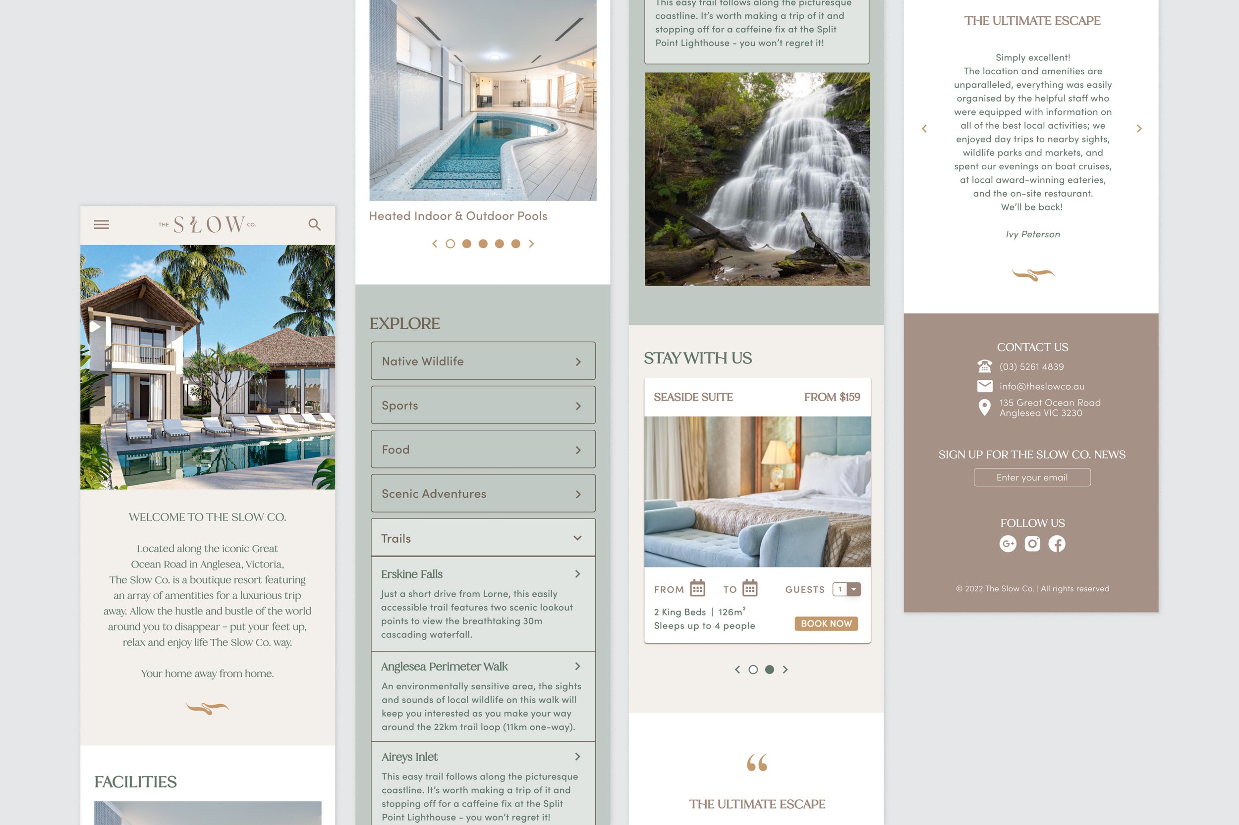 The Slow Co. | Hotel Branding | Žig Studio