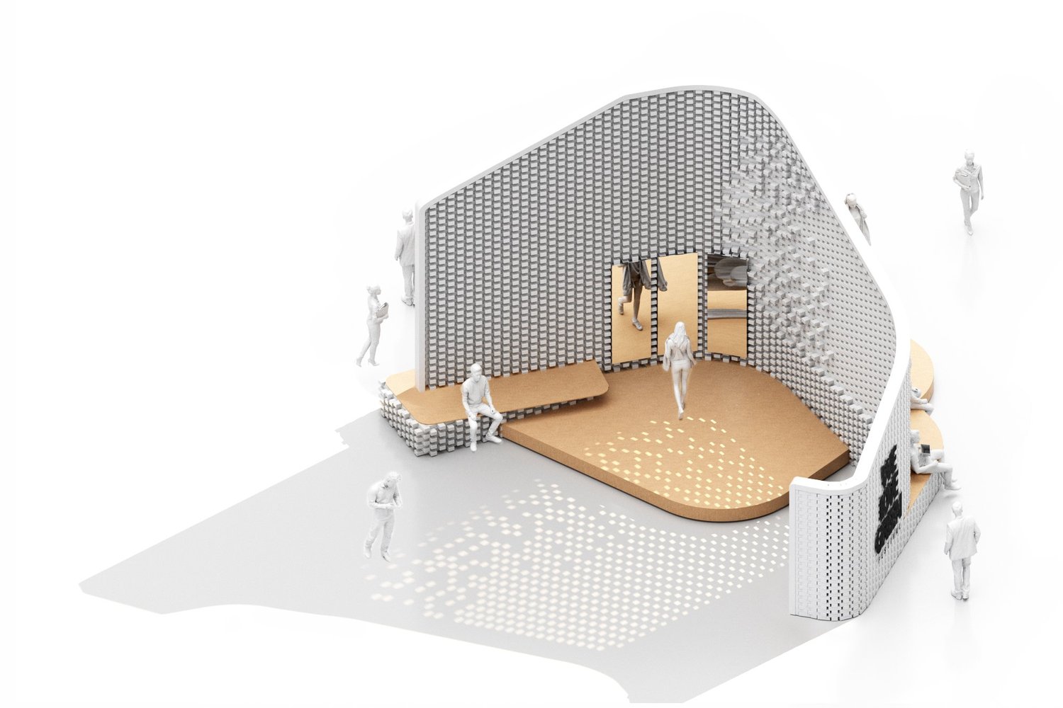 Design d'un podium - Festival We Love Green