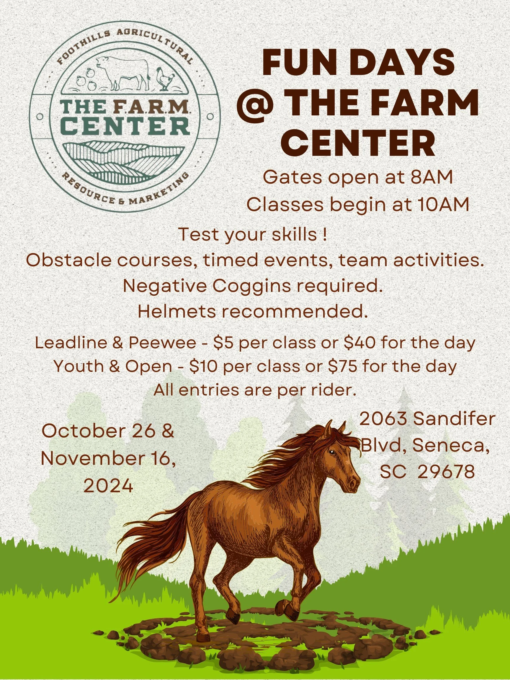 The F.A.R.M. Center Seneca, SC