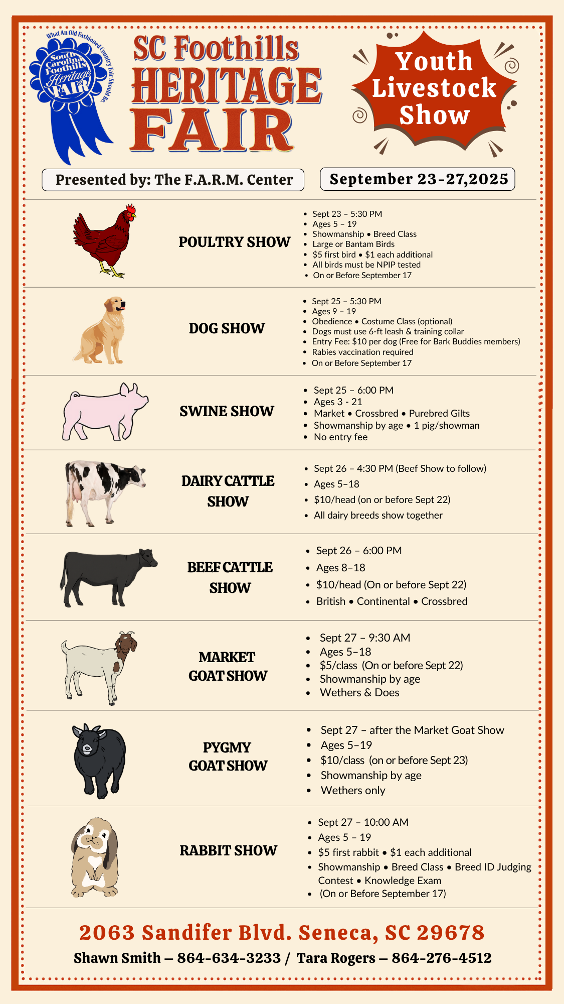 SC Foothills Heritage Fair | Discover & Join Now — The Farm Center ...