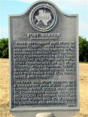 Fort Warren — Fannin County Historical Commission