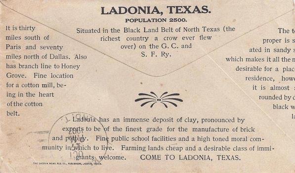 Ladonia Page — Fannin County Historical Commission