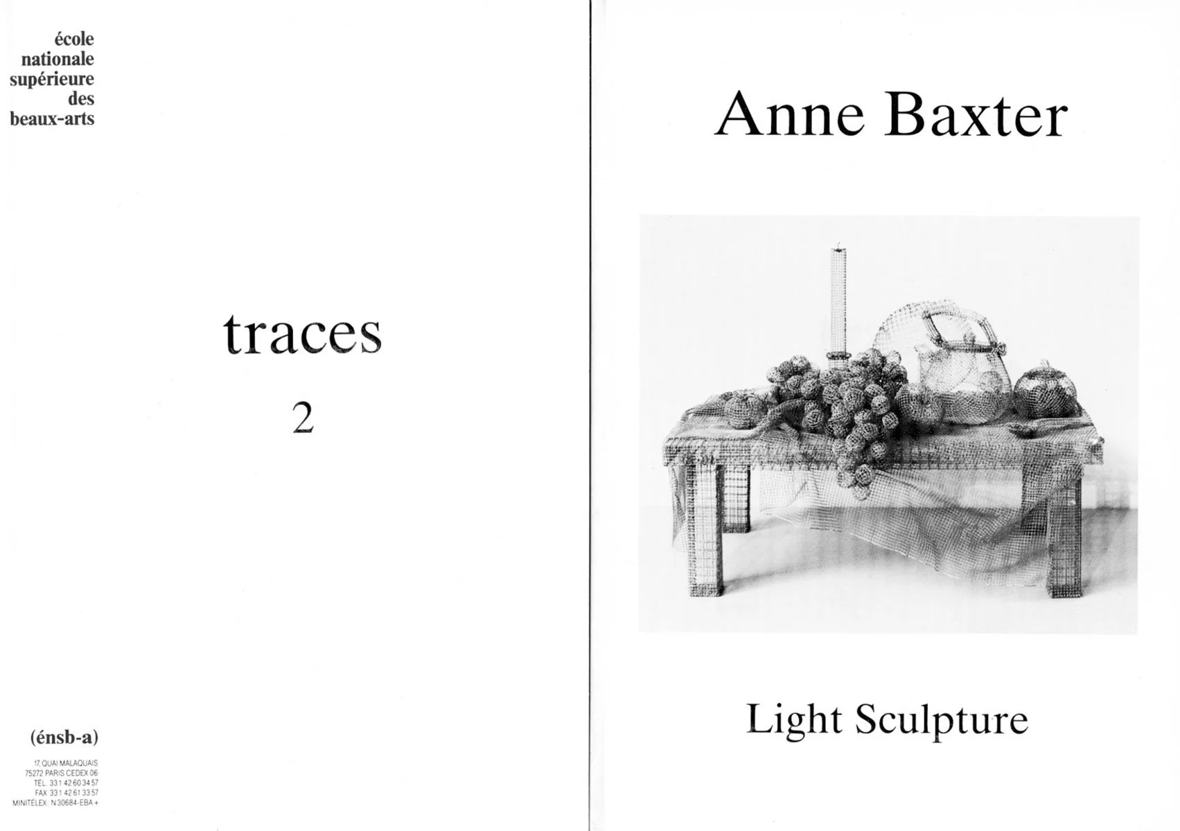 Publications / Writing | Anne Baxter Sculpture — ANNE BAXTER
