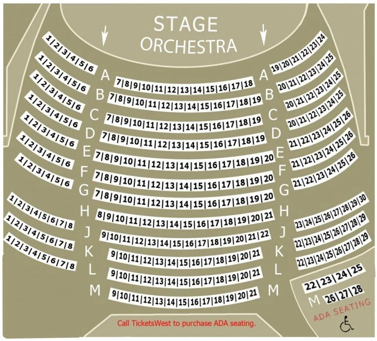 Seating Chart — Bing Crosby Theater