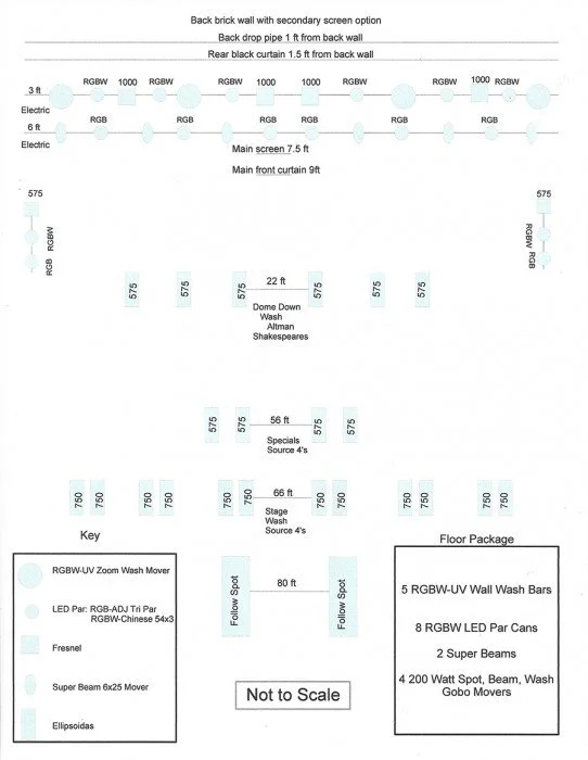 Lighting Plot — Bing Crosby Theater
