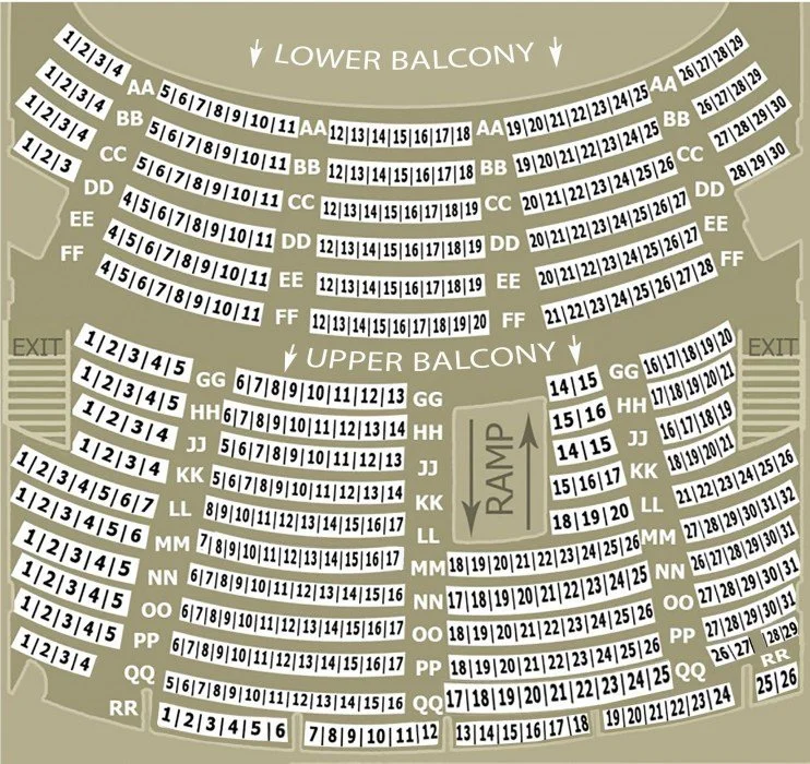Seating Chart — Bing Crosby Theater