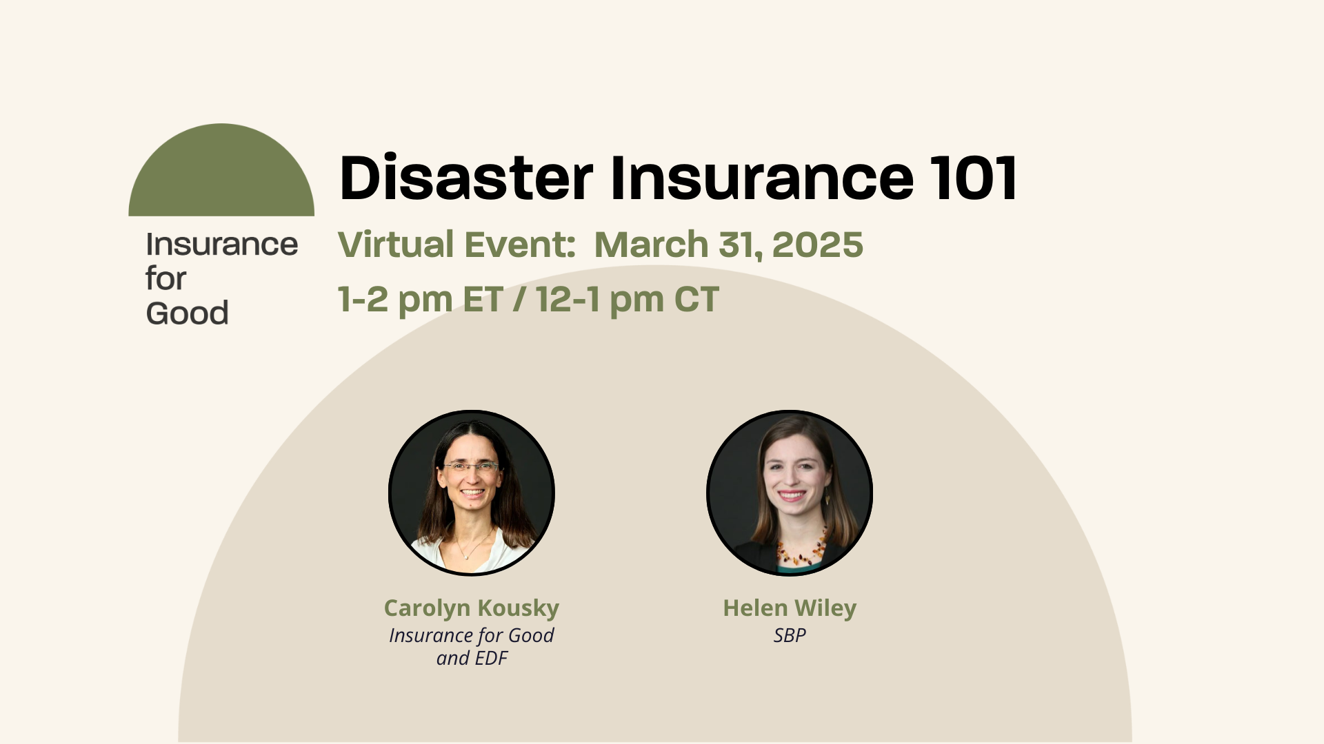 Events — Insurance for Good