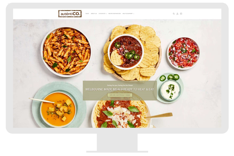 Food businesses websites: web design for cafes, restaurants, food ...