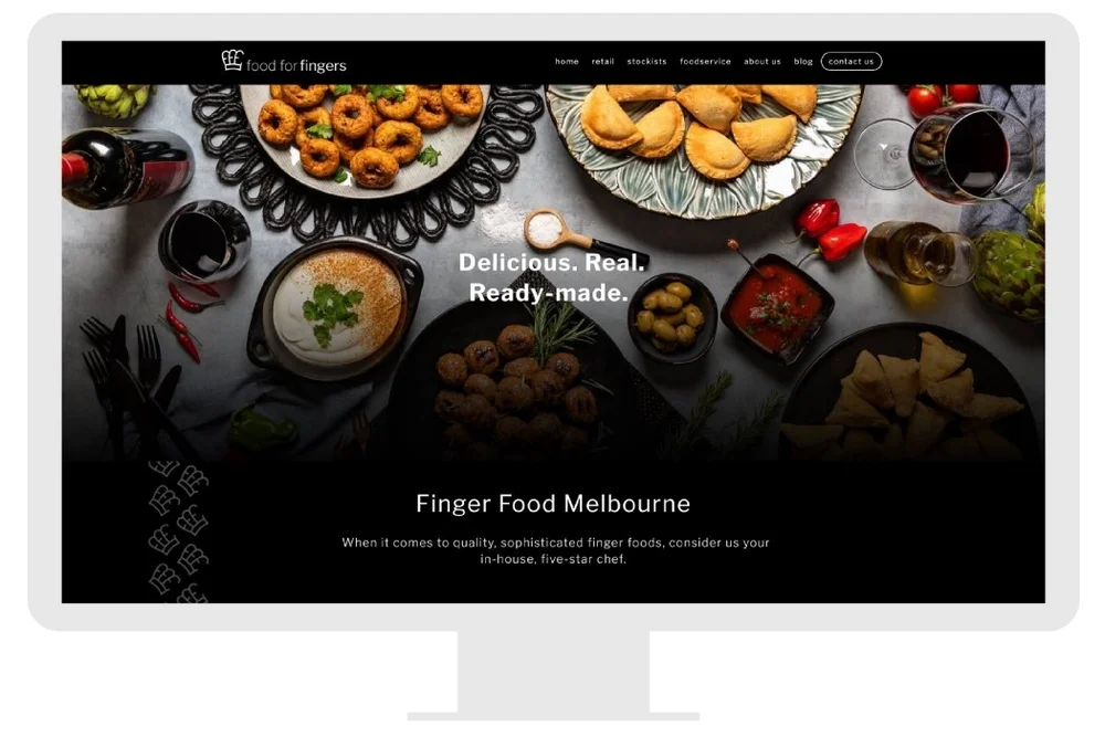 Food businesses websites: web design for cafes, restaurants, food ...