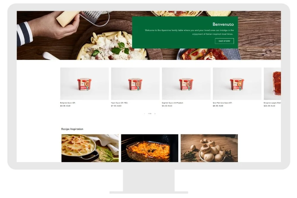 Food businesses websites: web design for cafes, restaurants, food ...