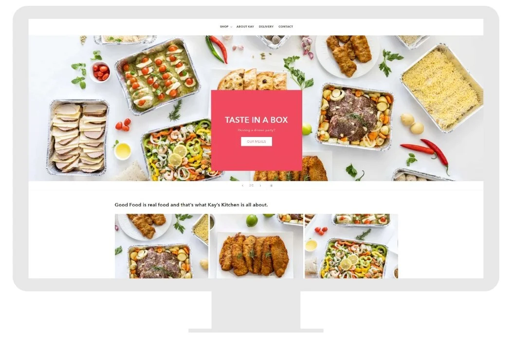 Food businesses websites: web design for cafes, restaurants, food ...