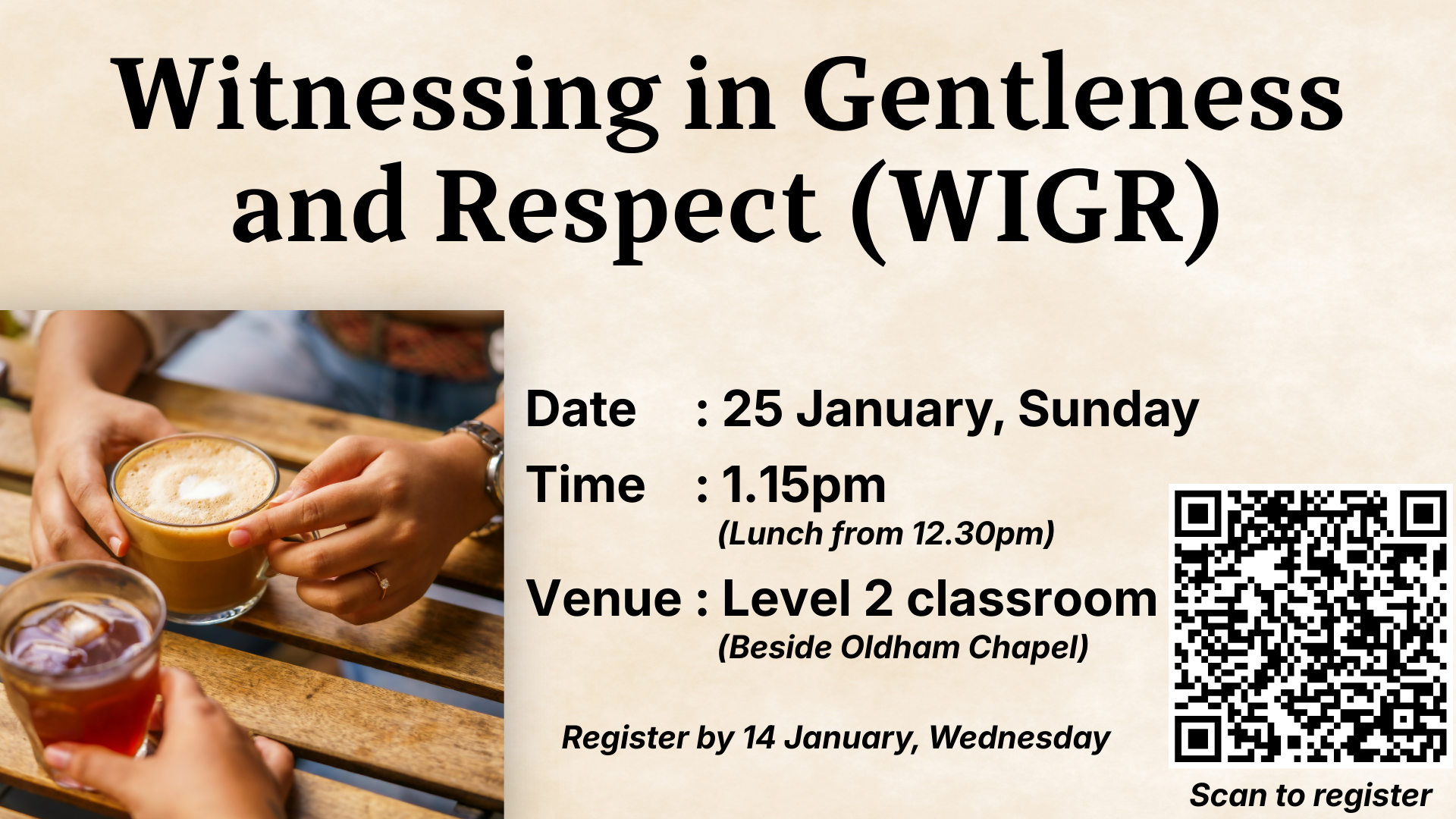 Witnessing in Gentleness & Respect (WIGR) — Holland Village Methodist ...