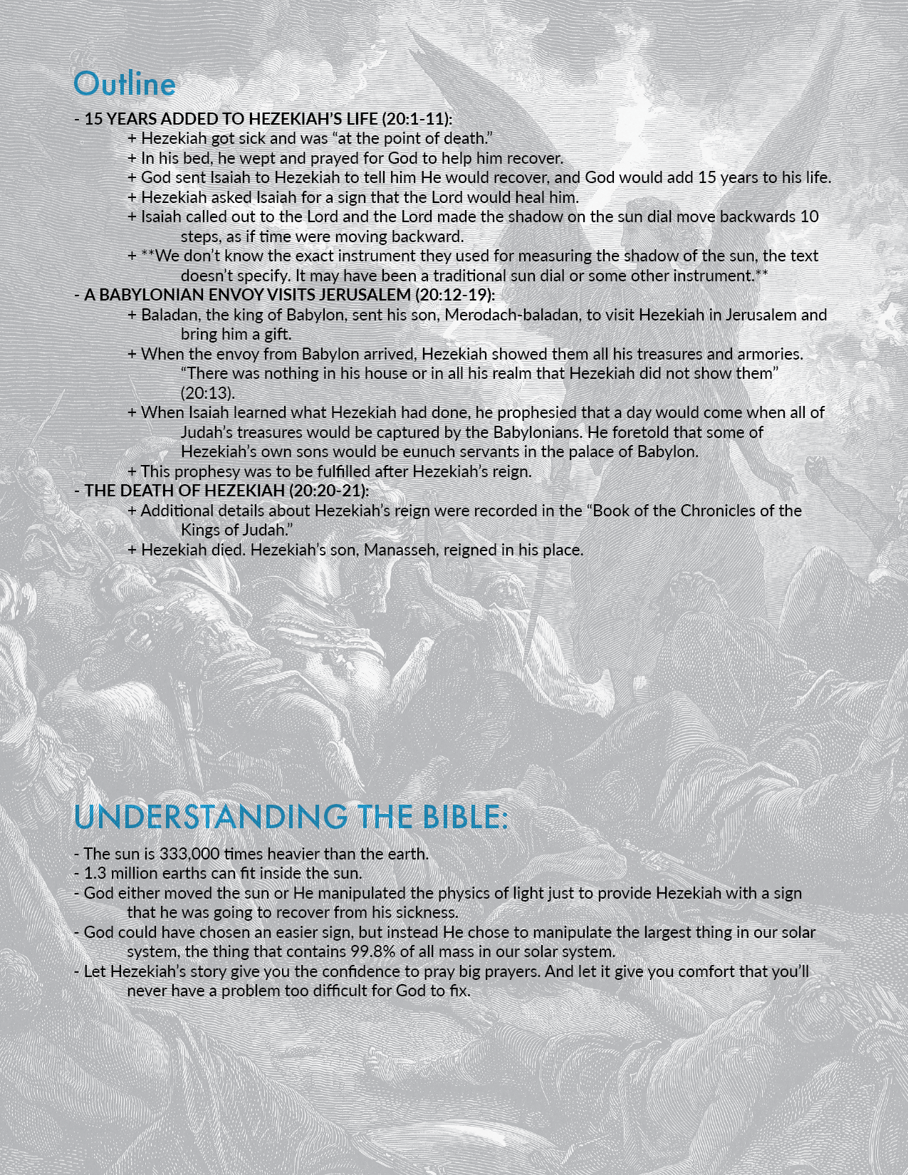 2 Kings 20 Summary - 5 Minute Bible Study — 2BeLikeChrist