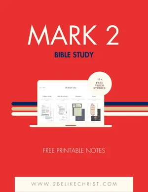 2BeLikeChrist Bible Commentary - Mark Chapter 2 — 2BeLikeChrist