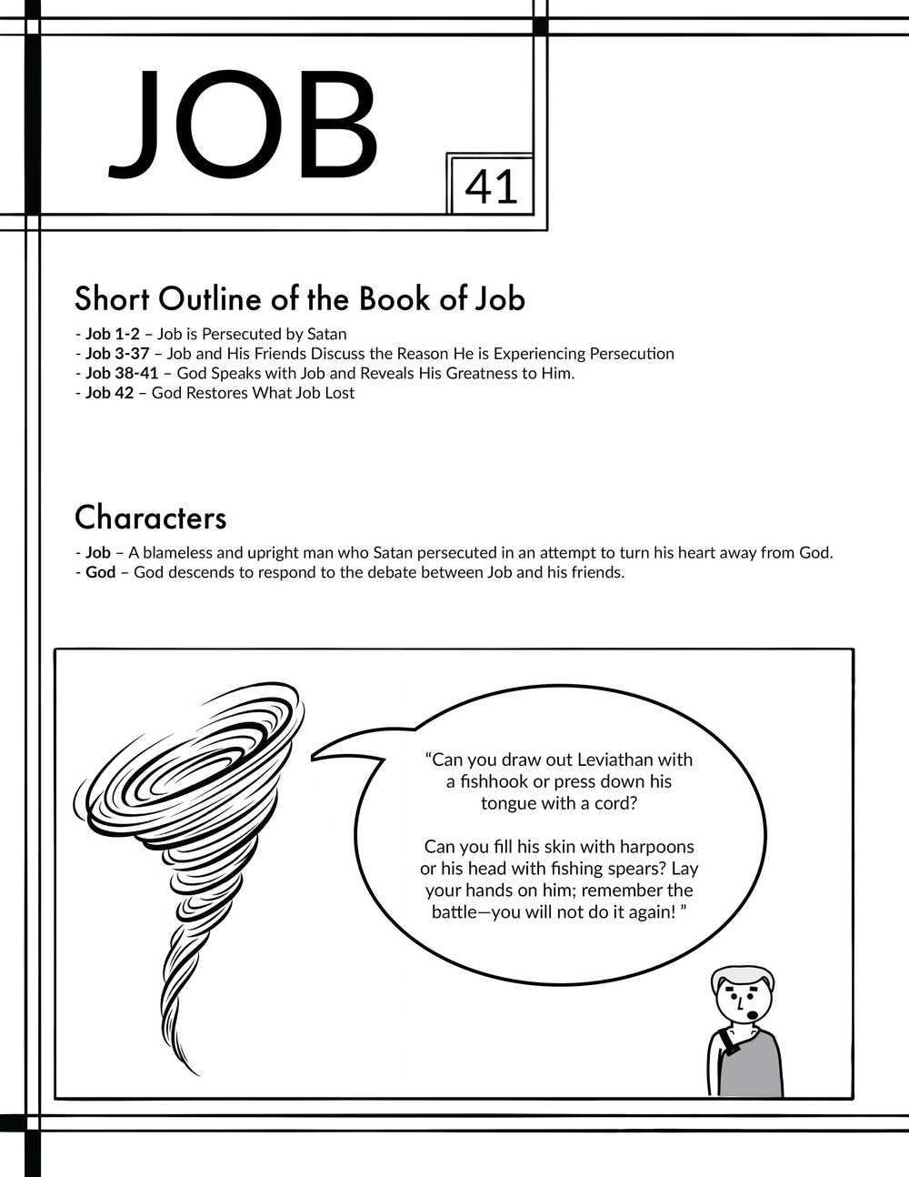 Job 41 Summary - 5 Minute Bible Study — 2BeLikeChrist