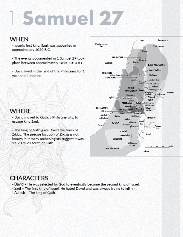 1 Samuel 27 Summary - 5 Minute Bible Study — 2BeLikeChrist