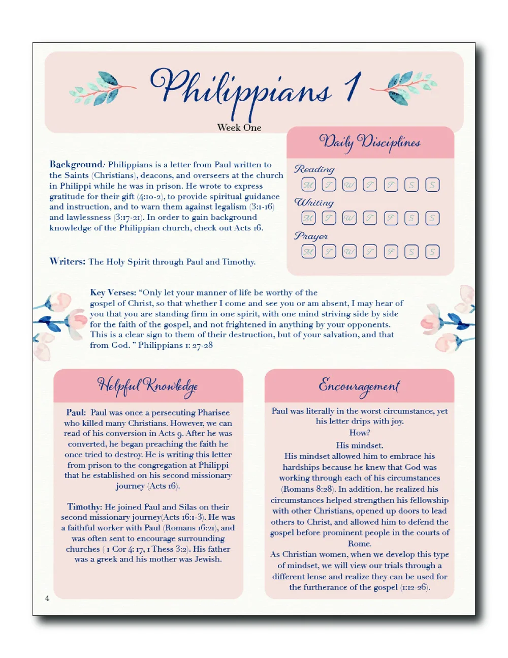 Dripping with Joy - Philippians 1 Study — 2BeLikeChrist