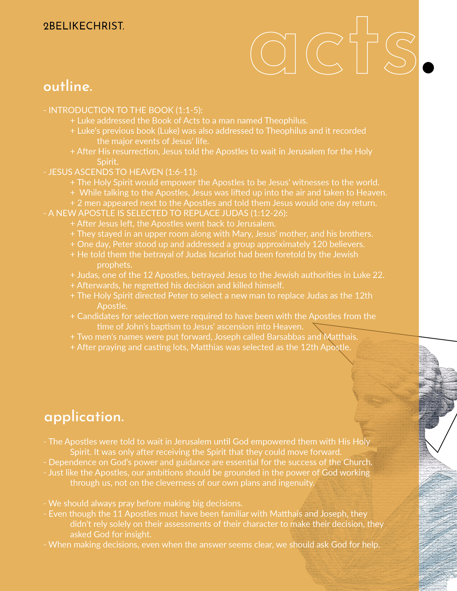 Acts 1 Summary - 5 Minute Bible Study — 2BeLikeChrist