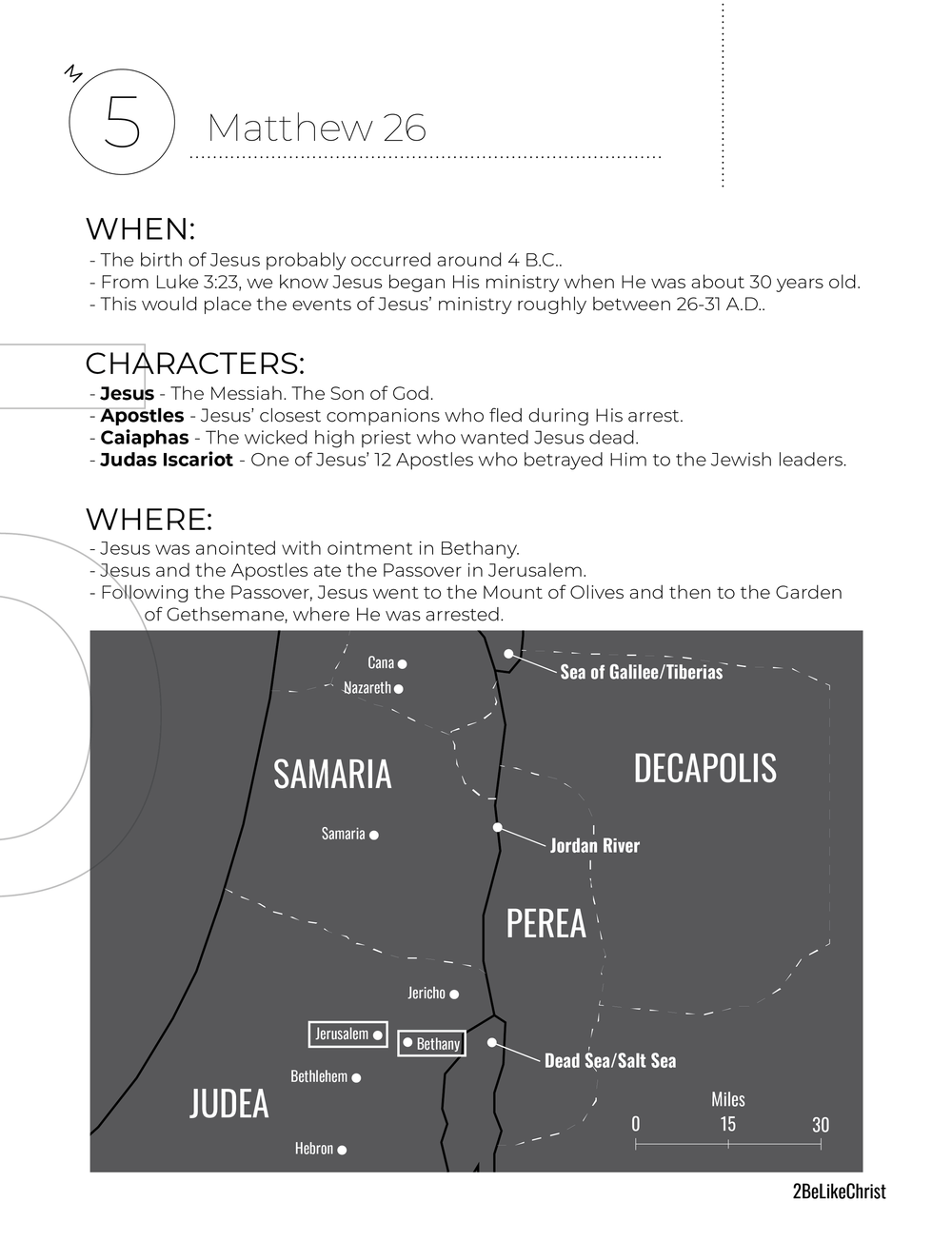 Matthew 26 Summary - Quick Bible Study — 2BeLikeChrist