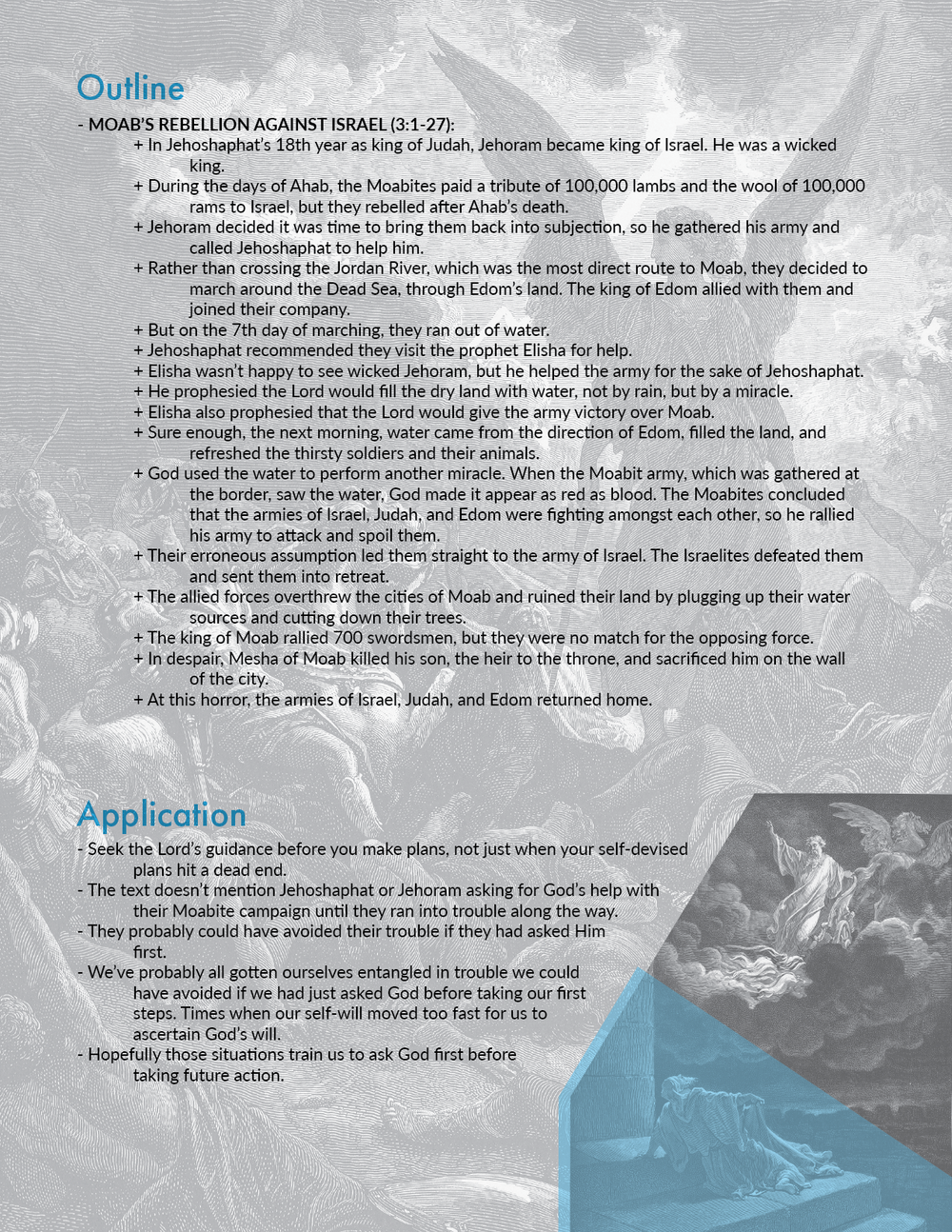 2 Kings 3 Summary - 5 Minute Bible Study — 2BeLikeChrist